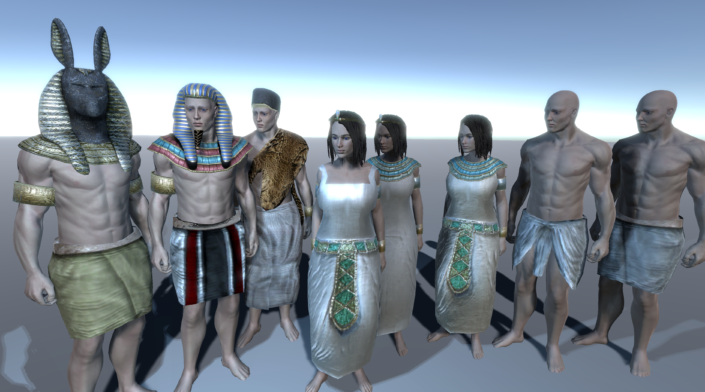 Egyptian-UMA-3D-Character-Models-Exodus-Adventure-Game-Programming ...